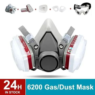 Original 6200 Respirator Reusable Half Face Cover Gas Mask C