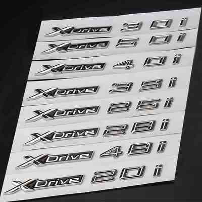 适用宝马Xdrive35I叶子板侧标X1 X3 X5 X6 20i 28i 40i四驱排量标