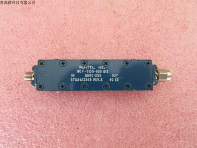 REACTEL 8C11-6135-650-S12 5.8-6.4GHz SMA 射频 同轴带通滤波器