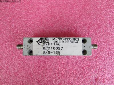 MICRO-TRONICS进口 5.79-6.53GHz  SMA 射频微波同轴带通滤波器