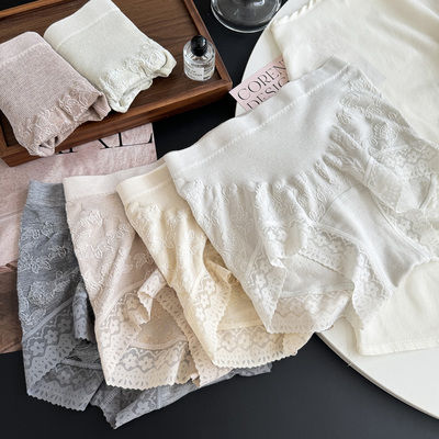 日系蕾丝边无缝性感女内裤