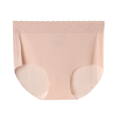 韩玛斯无痕冰丝中腰提臀内裤女夏