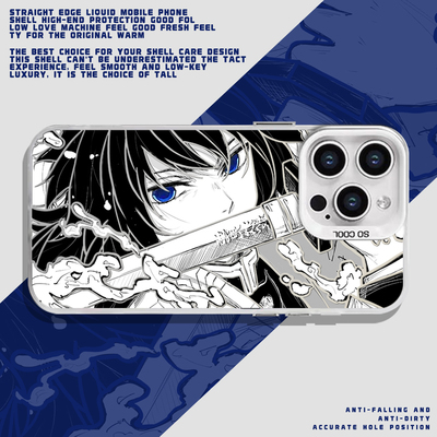 冈富义勇彩银适用小米手机壳