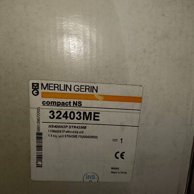 可维修梅兰塑壳断路器NS400N3P STR43ME 32403M议价