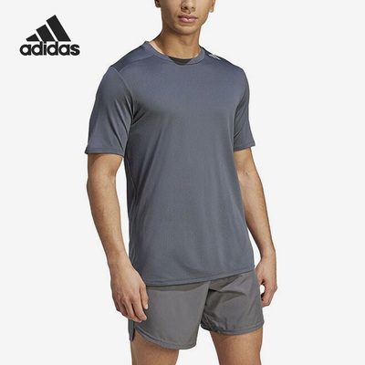 阿迪达斯三叶草男子透气短袖T恤