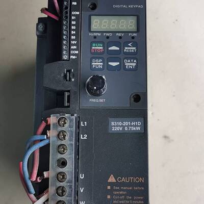 可维修S310-201-H1D TECO 东 变频器 0.75k议价