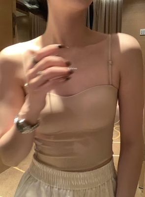 第四年咯！主理人爆炸安利吊带bra#夏季肤色无痕奶皮背心内衣女