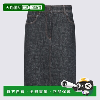 1h可退 FENDI 女士半身裙 FLQ604AW82F1UKI CO 灰色