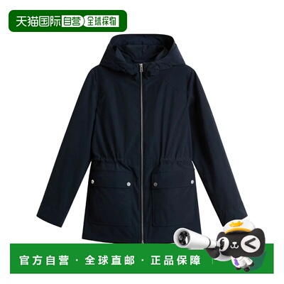 WOOLRICH 女士户外风衣 CFWWOU1176FRUT31283989MELTONBLUE夹克