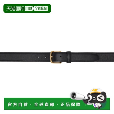 1h可退 潮奢 The Row 女士 黑色 Classic 腰带 W1283L60