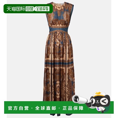 ZIMMERMANN 女士 Mahon 印花真丝长款连衣裙 5514DSS263