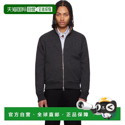 Givenchy 纪梵希 男士 灰色 GIVENCHY Paris Gros Grain 夹克 BMJ