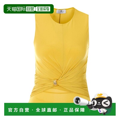 ELISABETTA FRANCHI 女士T恤 TO03761E2EV4YELLOW背心