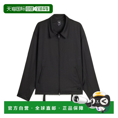 Y-3 男士夹克 KS7417 AW2026 黑色 拉链夹克