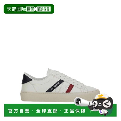 MONCLER 女士运动鞋 4M00140M4496001 SS2025 白色 Monaco2 Sneak