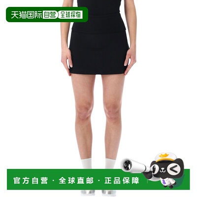 NIKE 女士半身裙 26PIF0575010 SS2026 黑色 Nike ribbed fitted