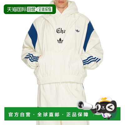 1h可退 潮奢 Adidas 男士 X Willy Chavarria 府绸拉链夹克 KC053