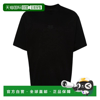 BALENCIAGA 女士衬衫 764235TQVS82020 AW2024 黑色
