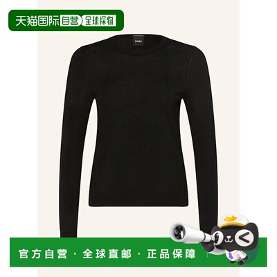 BOSS 女士针织衫 100280848113000 CO 黑色 FERPINA sweater通勤