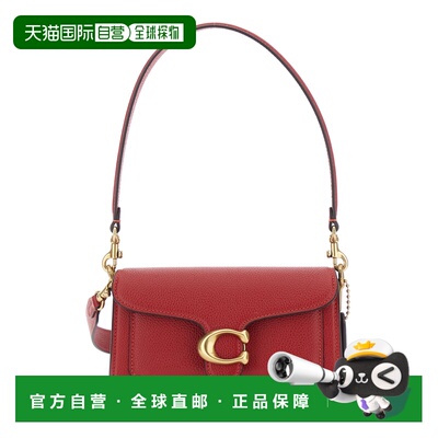 Coach 蔻驰 女士 'Tabby 20' on the Strap 红色带Logo品牌正面可