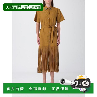 PINKO 女士连衣裙 106827A2LDL25 SS2026 棕色 Abito chemisier P