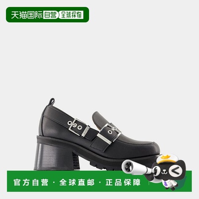 GANNI 女士芭蕾乐福鞋 S2854 SS2025 黑色 Ganni Feminine Loafer