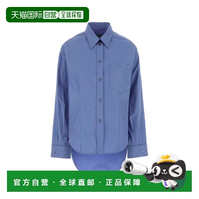 BALENCIAGA 女士衬衫 872318TUM204200LIGHTBLUE通勤