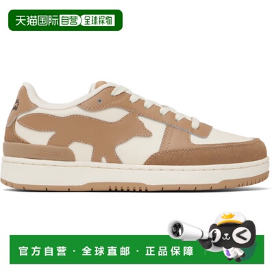 1h可退 潮奢 MAISON KITSUNE 女士 棕色 & 灰白色 Chiru 运动鞋 M