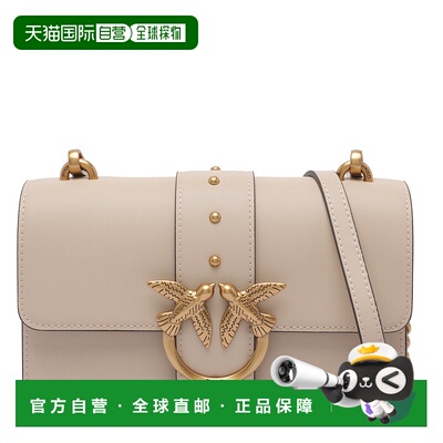 PINKO 女士单肩包 105856A0F1C50Q AW2025 浅棕色斜挎包女包