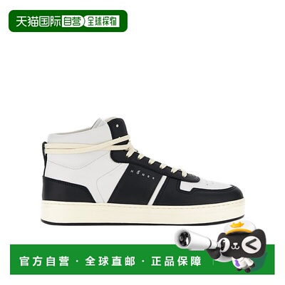 HOGAN 男士运动鞋 HXM6680FL20TLN0001 CO 白色 圆头高帮板鞋男鞋