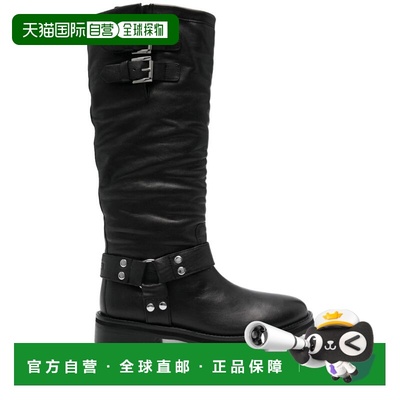 TWIN SET 女士靴子 242TST02000006 AW2024 黑色 HIGH BOOTS