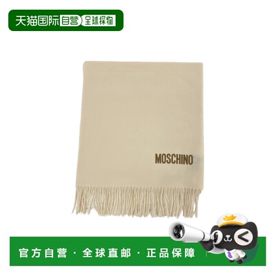 MOSCHINO 女士围巾 03211M2780COL2 AW2024 流苏花色围巾披肩