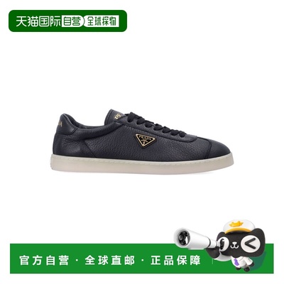 PRADA 男士运动鞋 2EE394013F0632 CO 黑色 Prada grained leathe
