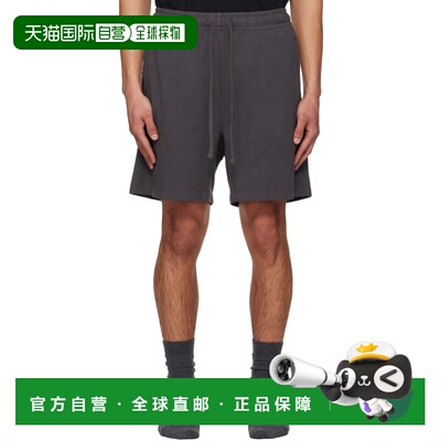1h可退 潮奢 SKIMS 男士 灰色 Jersey Lounge Relaxed 短裤 BOSHO