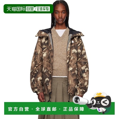 1h可退 潮奢 the north face 北面 女士 棕色 Antora Rain 夹克 N