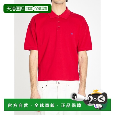 CELINE 男士POLO衫 RX0EV2L55GJL8 SS2026 红色 T【付后1h可退】