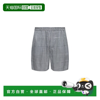 BALMAIN 男士短裤 GH1PA172VI73EAB SS2026 灰色阔腿短裤 五分裤