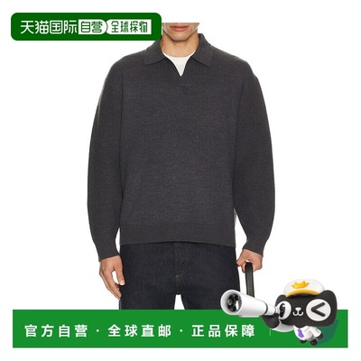 1h可退 潮奢 THEORY 希尔瑞 男士 Boiled Jonny 美利奴羊毛衣领长