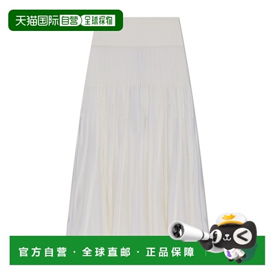 ALAIA 女士半身裙 AA9J2252K010A054 AW2025 白色