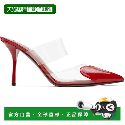 1h可退 潮奢 alaia 女士 红色 Le Coeur 高跟鞋 AA3M053CK150331L