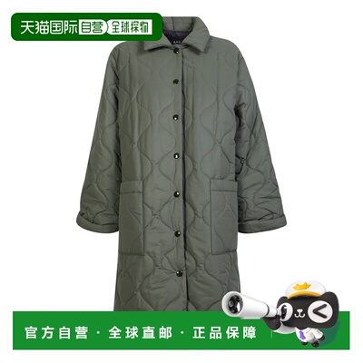 A.P.C. 女士外套 COEZVF01502JAC AW2022 绿色 Wave-quilted desi