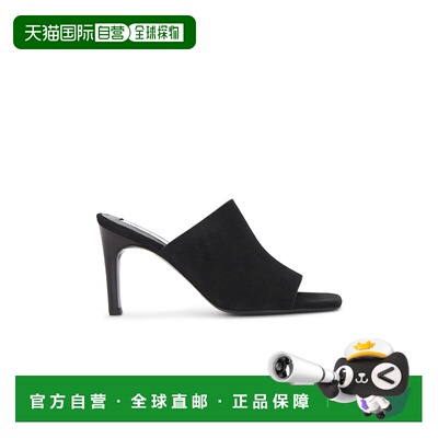 1h可退 潮奢 TOTÊME 女士 Bandeau 天鹅绒皮质凉拖 253WAS0245LE0