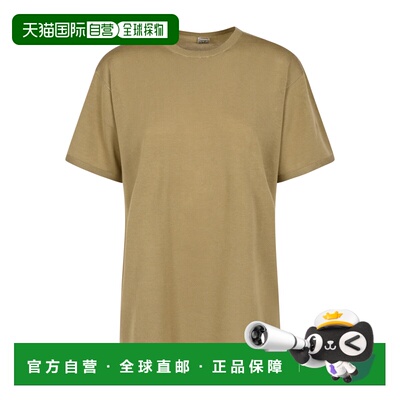TOTEME 女士T恤 253WRT0531YA0079272 AW2026 卡其色短袖