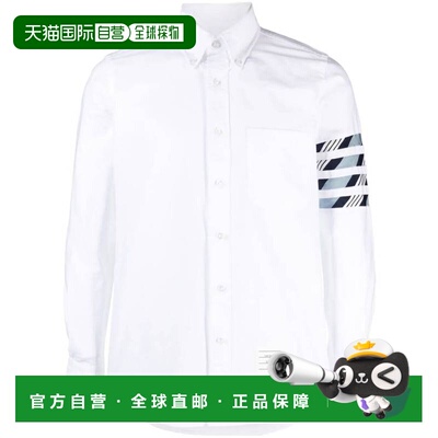 1h可退 THOM BROWNE 男士衬衫 MWL374CF0572460 SS2025 白色