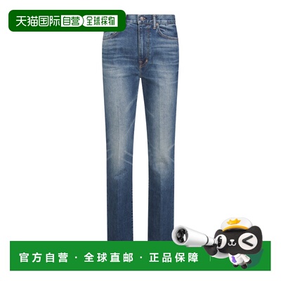 Tom Ford 汤姆 福特 女士 蓝色棉质牛仔裤 PAD115DEX229UBN