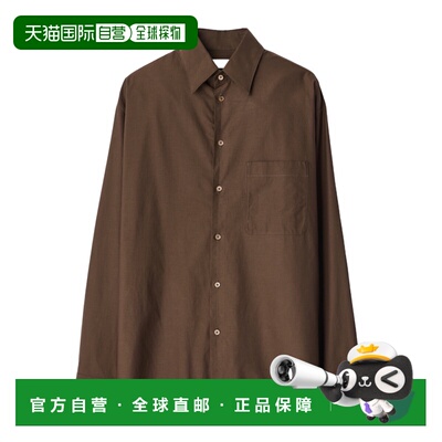1h可退 LEMAIRE 女士衬衫 SH1300LF1500BR477 AW2026 棕色