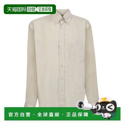 1h可退 TOM FORD 男士衬衫 HRO001FMT001S23JB300 SS2023长袖