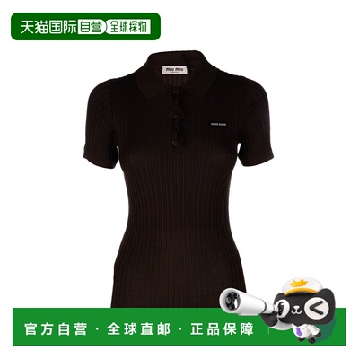MIU MIU 女士针织衫 MML06U191XF0324 AW2026 MAGLIERIA棕色通勤