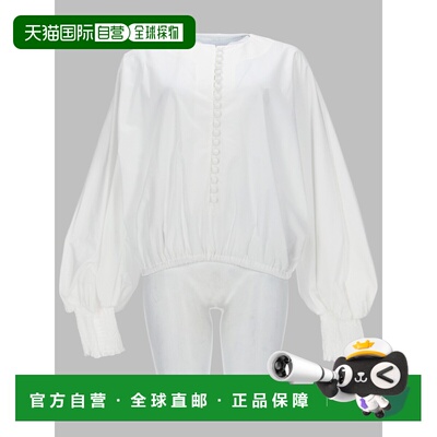 BALMAIN 女士衬衫 HF1HR155CG720FB泡泡袖