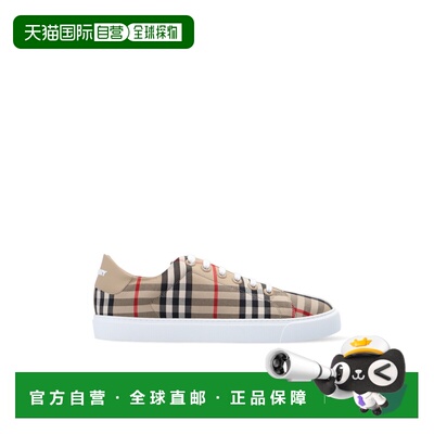 1h可退 BURBERRY 女士运动鞋 8049777A7026ARCHIVEBEIGE CO